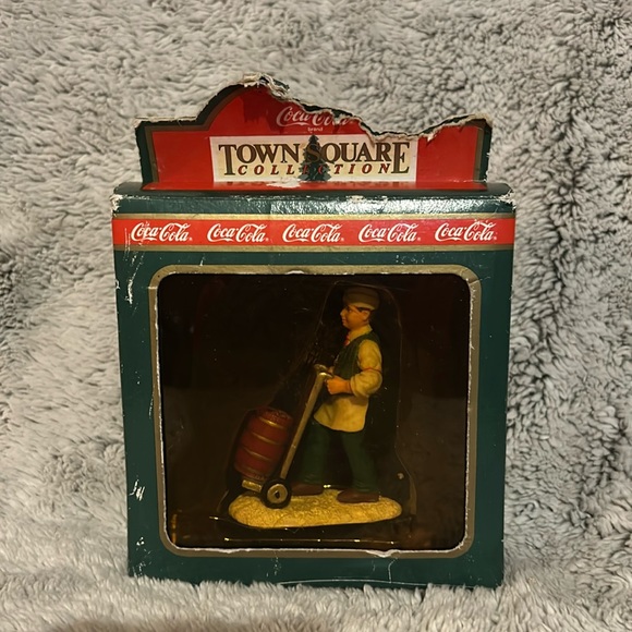 Coca Cola | Holiday | Vintage Coca Cola Town Square Figure | Poshmark